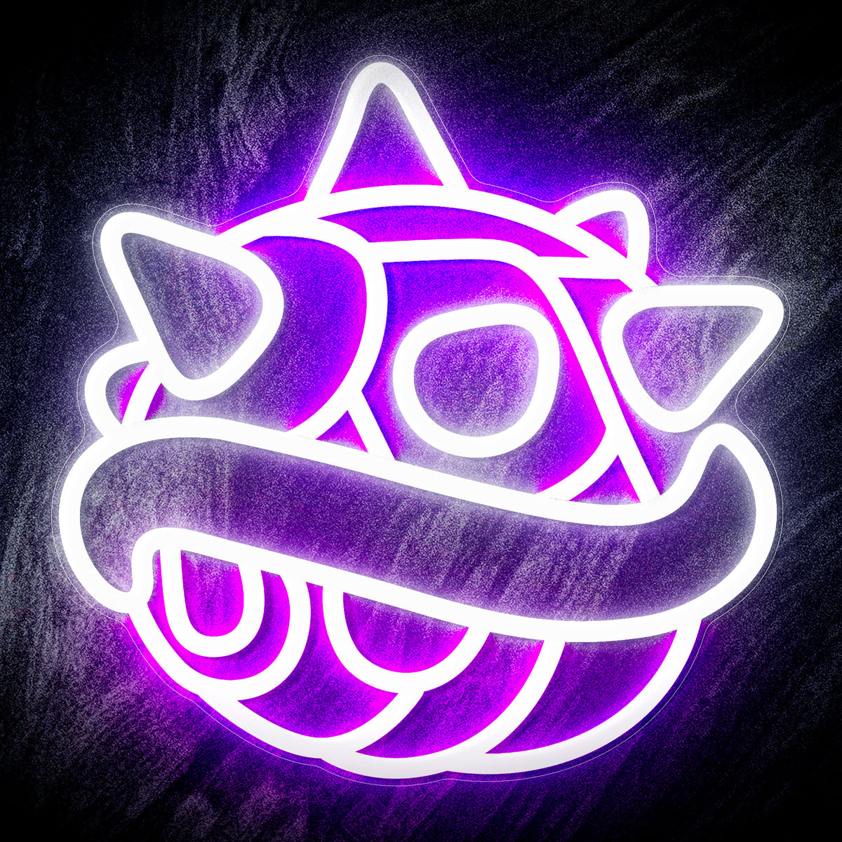Mario Kart Blue Shell Neon-like Sign-LEDLABCAVE – joyatwall