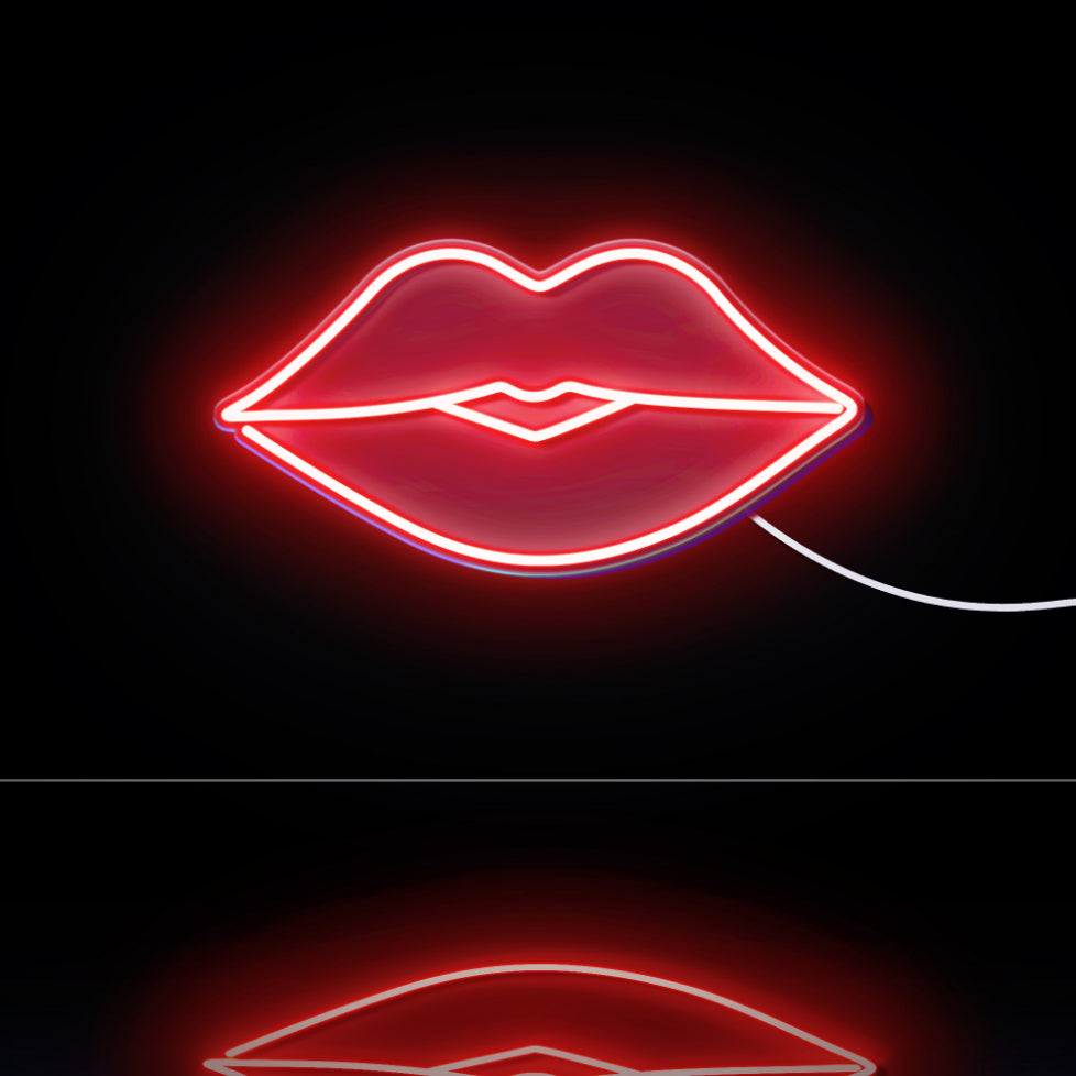 Red Lips LED Neon Sign - JoyatWall – joyatwall