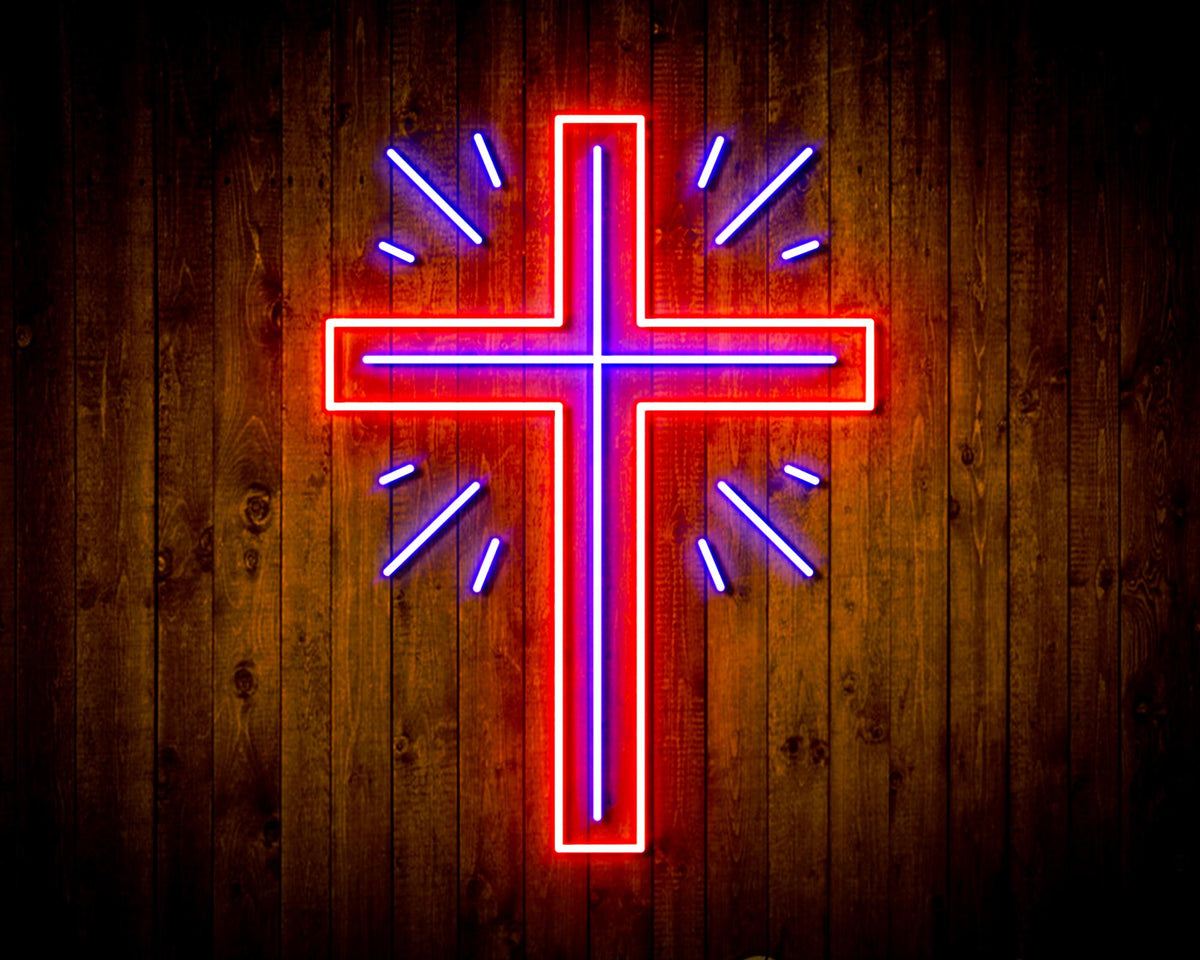 Shinning Cross LED Neon Sign - JoyatWall – joyatwall