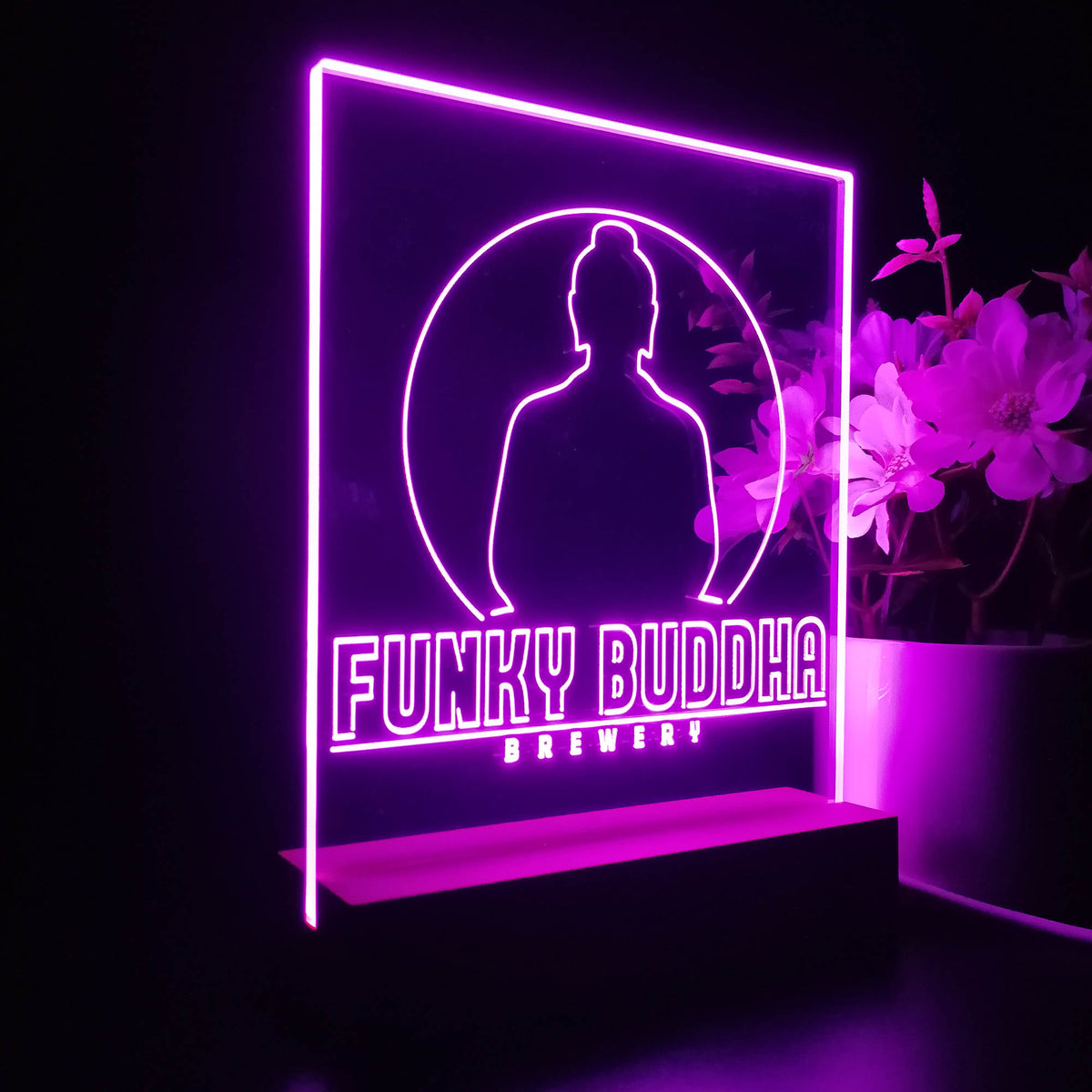 Funky Buddha Brewery 3D LED Optical Illusion Night Light | Joyatwall ...