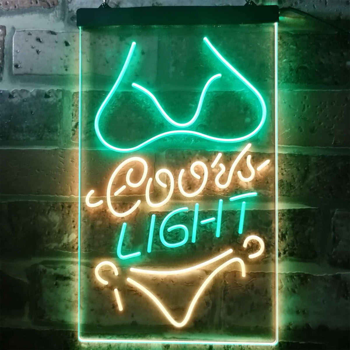 Coors Light Bikini Girl Man Cave Neon Light Up Sign - Joyatwall – joyatwall