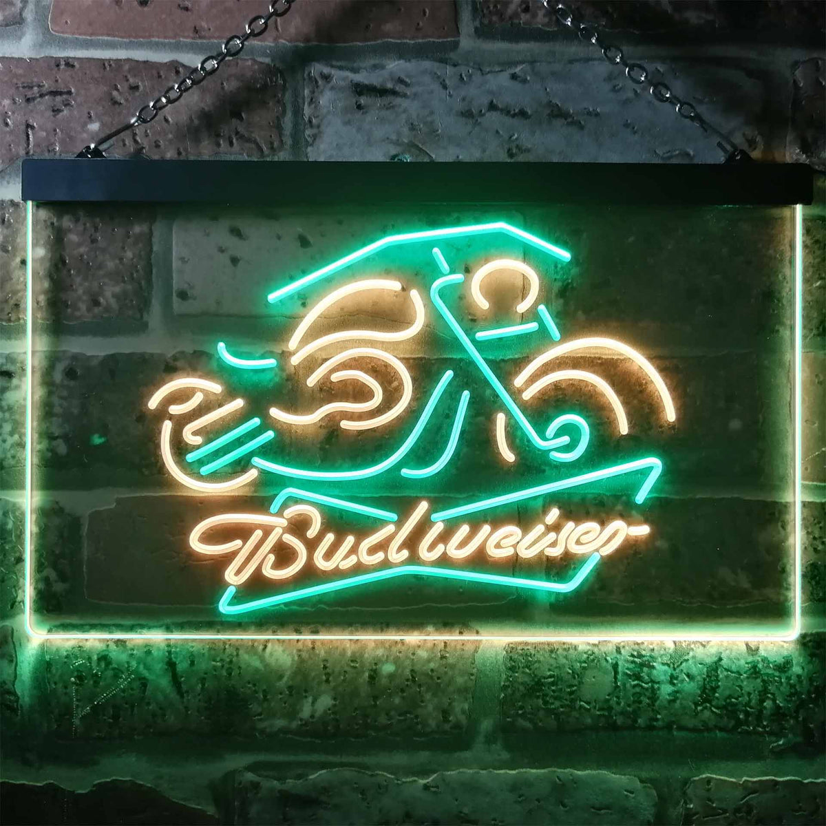 Budweiser Beer Motorcycle Neon Light Up Sign - Joyatwall – joyatwall