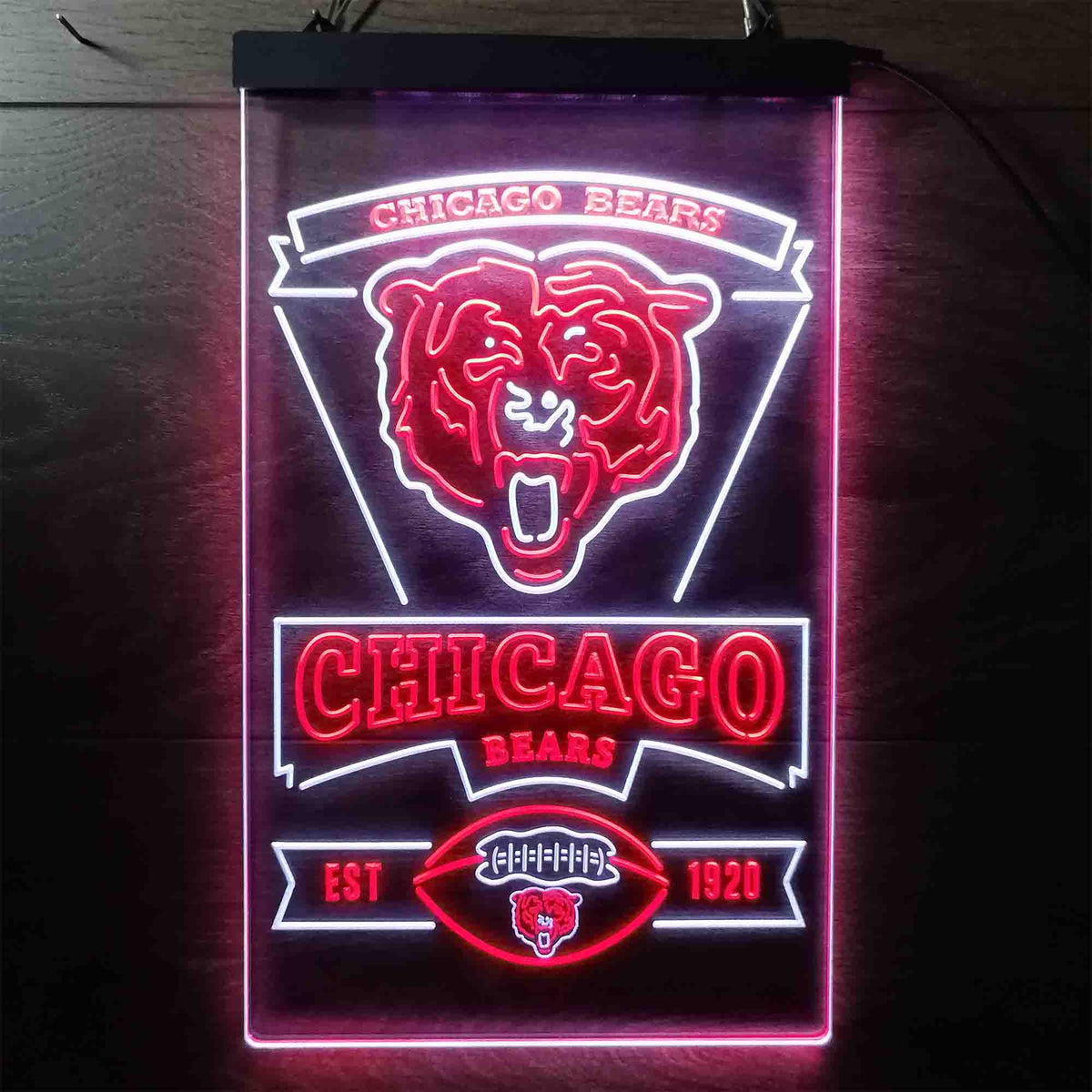 Chicago Bears Est. 1920 Neon Light Up Sign - Joyatwall – joyatwall