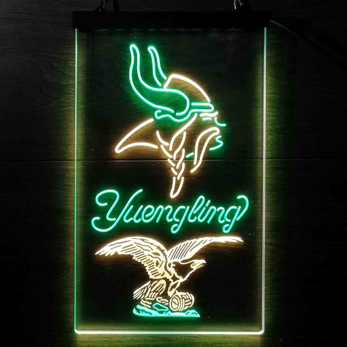 Yuengling Bar Minnesota Vikings Est. 1961 Neon Light Up Sign ...