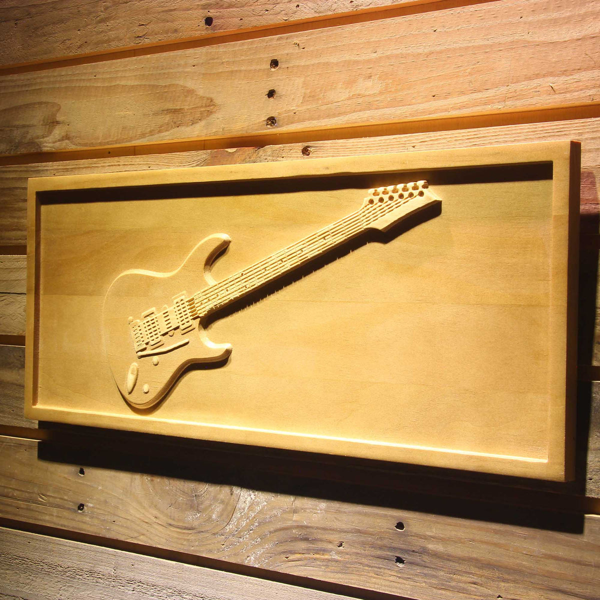 Fender Stratocaster Guitars Wooden Sign | PROLEDSIGN – joyatwall